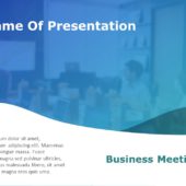 Team Presentation Cover PowerPoint Template