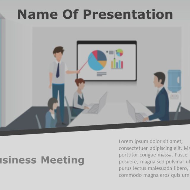 Business Review Presentation PowerPoint Template