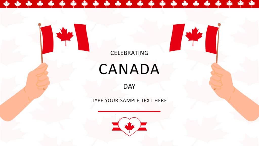 Editable Canada Day Templates For PowerPoint | SlideUpLift