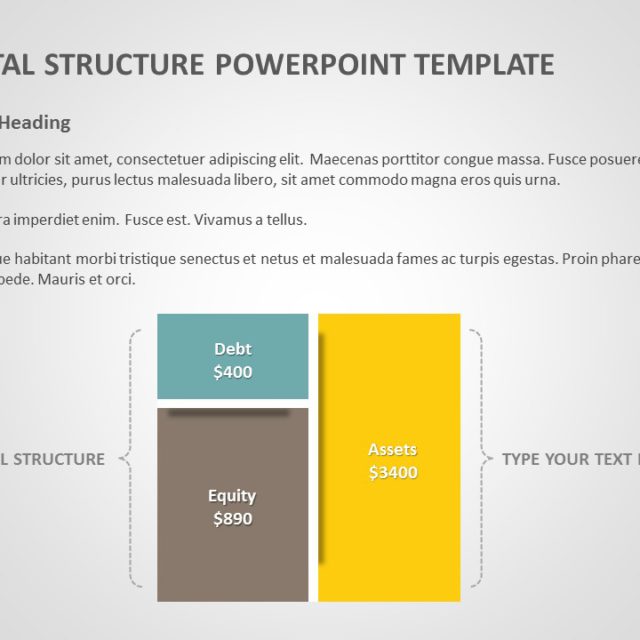 Capital Structure 04 PowerPoint Template