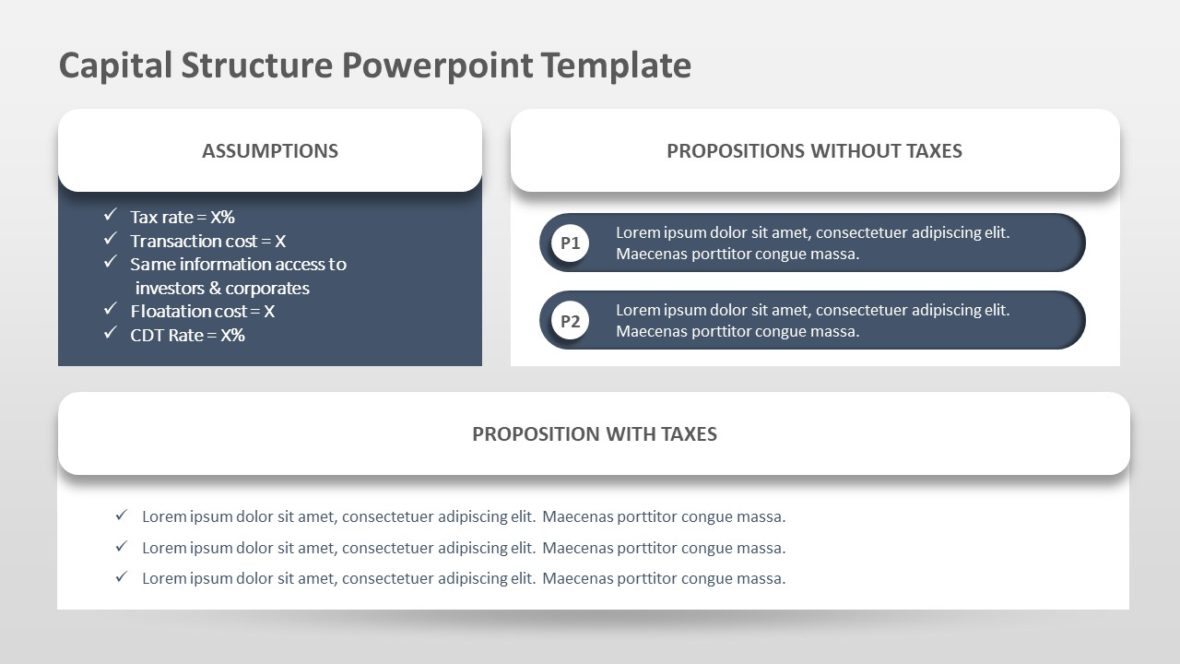 Editable Capital Structure Templates For PowerPoint | SlideUpLift