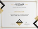 Certificate of Achievements PowerPoint Template | SlideUpLift