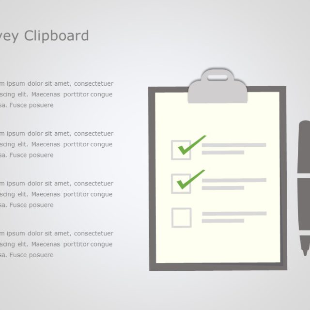Clipboard Checklist 01 PowerPoint Template