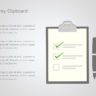 Free Clipboard Checklist PowerPoint Template | SlideUpLift
