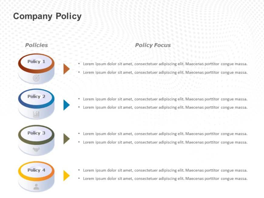 Company Policy PowerPoint Template | SlideUpLift