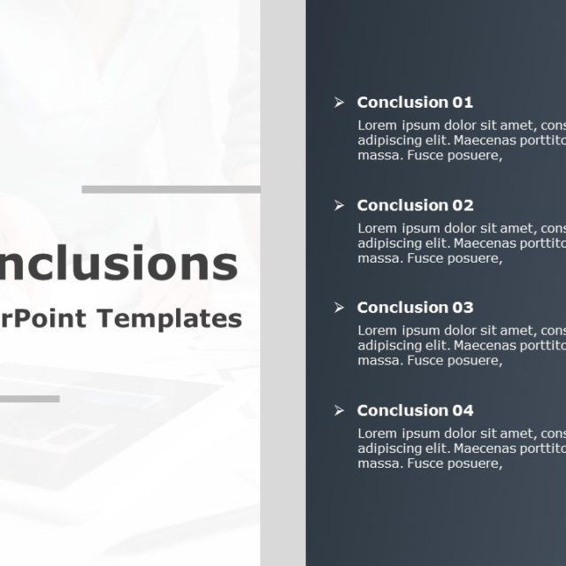 Conclusion Slide 28 PowerPoint Template