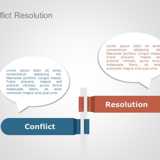 Conflict Resolution 01 PowerPoint Template
