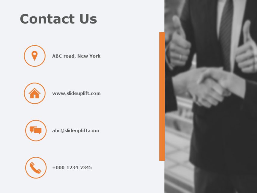 Contact Us Page 01 | contact us page Templates | SlideUpLift