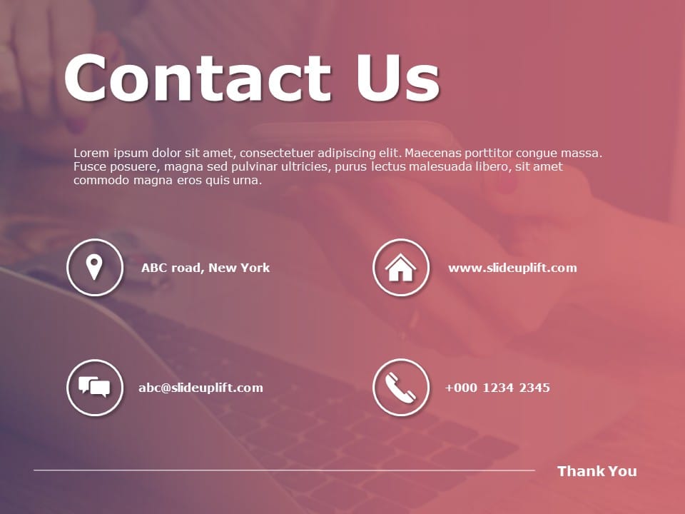 Contact Us Page 05 Contact Us Page Templates SlideUpLift