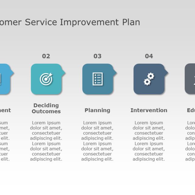 Continual Service Improvement PowerPoint Template