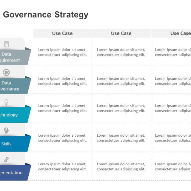 Data Governance Process Framework PowerPoint Template | SlideUpLift