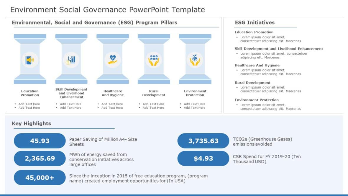 12+ Free ESG framework PowerPoint Templates & Slides | SlideUpLift