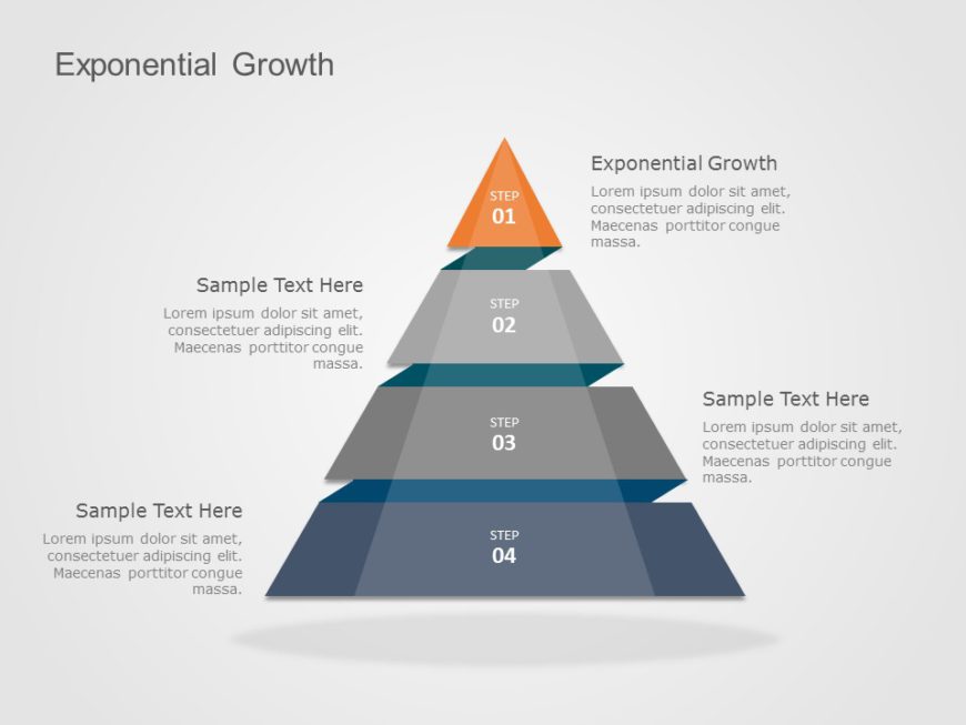 Exponential Sales Growth PowerPoint Template | SlideUpLift