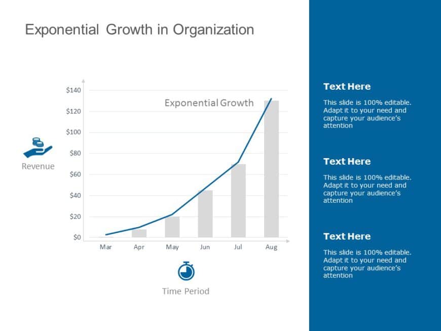Growth Waves PowerPoint Template | SlideUpLift