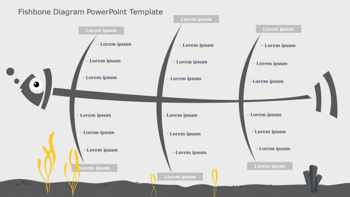 Fishbone Diagram PowerPoint Templates for Problem Solving