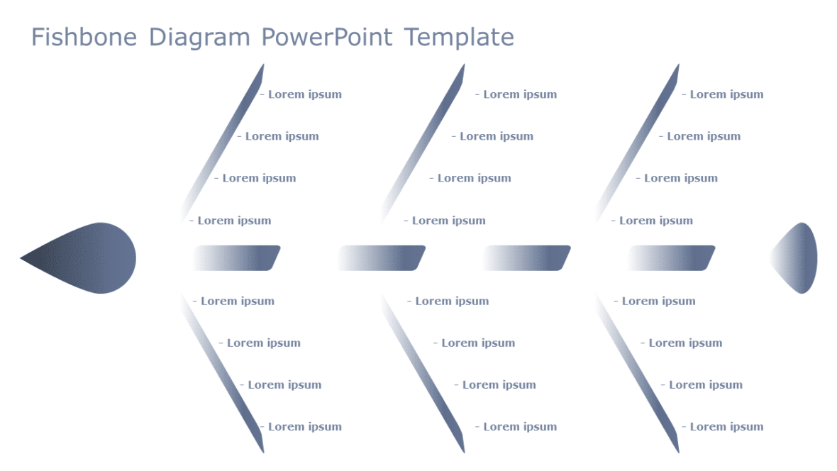 Fishbone Diagram PowerPoint Templates for Problem Solving
