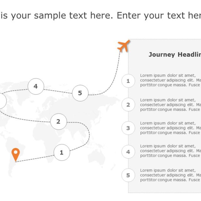 Flight Roadmap PowerPoint Template