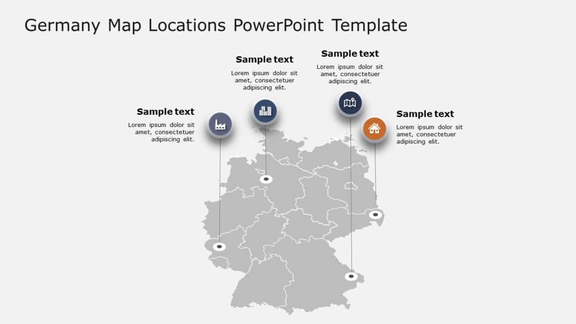 1122+ Free Editable Germany Maps Templates for PowerPoint | SlideUpLift
