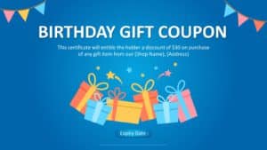Gift Voucher PPT Templates & Slides | SlideUpLift
