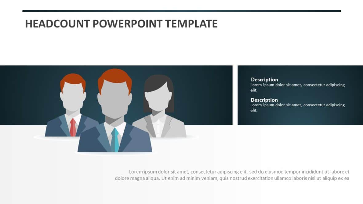 Editable Headcount Templates For PowerPoint | SlideUpLift