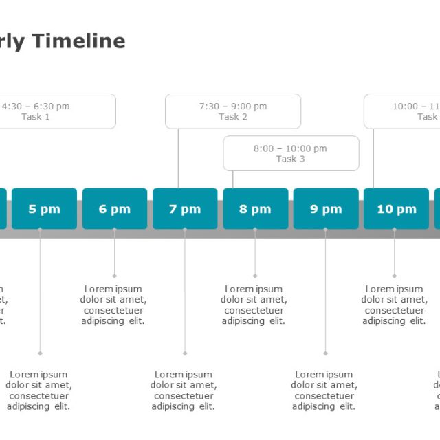 Day Planning Timeline 1 PowerPoint Template