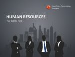 Human Resource Cover Page 02 PowerPoint Template | SlideUpLift