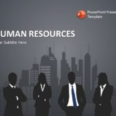 Human Resource Cover Page 01 PowerPoint Template