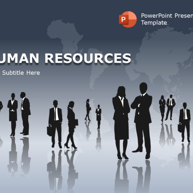Human Resource Cover Page 01 PowerPoint Template