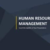 Human Resource Cover Page 01 PowerPoint Template