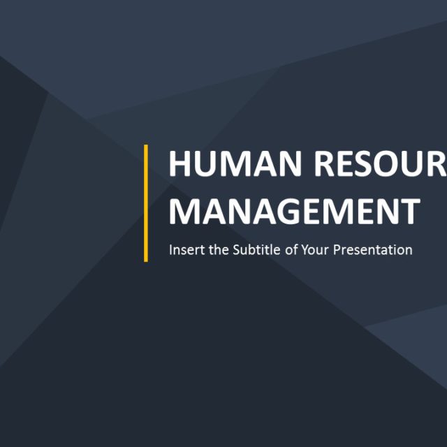 Human Resource Presentation Cover Slide PowerPoint Template | SlideUpLift