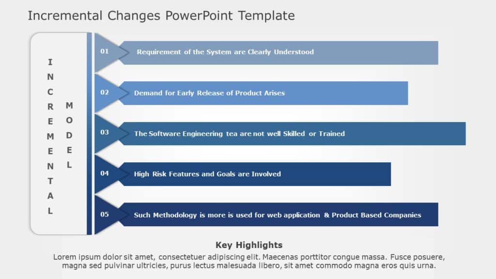 Editable Incremental Changes Templates For PowerPoint | SlideUpLift