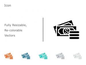 Dollar Icon Vector 9 PowerPoint Template | SlideUpLift