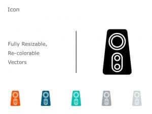 Download Speakers Icon Vector 8 ppt in PowerPoint Template Or Google Slides