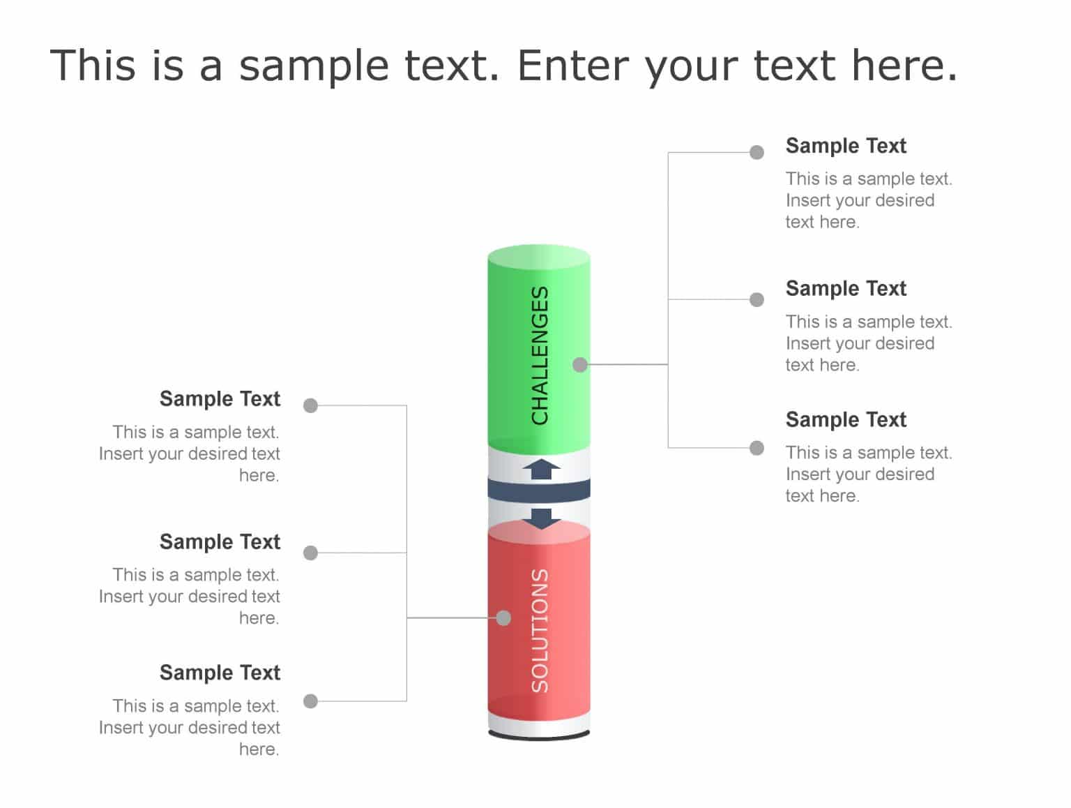 Challenges Solutions PowerPoint Template 50 | Challenges Solutions ...