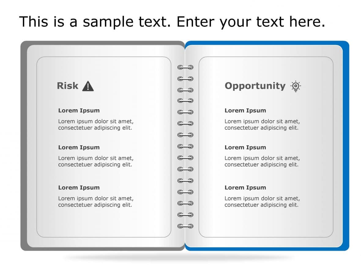 Risk Opportunity PowerPoint Template 105 | Risk Opportunity Templates ...