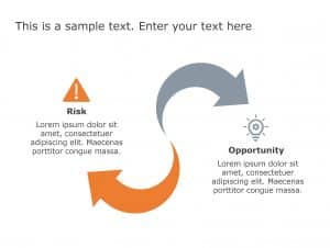 Risk Opportunity PowerPoint Template 172 | Risk Opportunity Templates ...