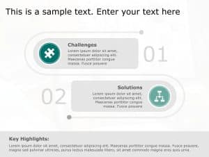Challenges Solutions 70 PowerPoint Template | SlideUpLift