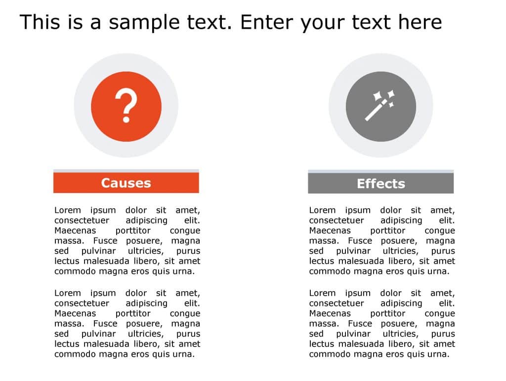 Cause Effect 131 PowerPoint Template