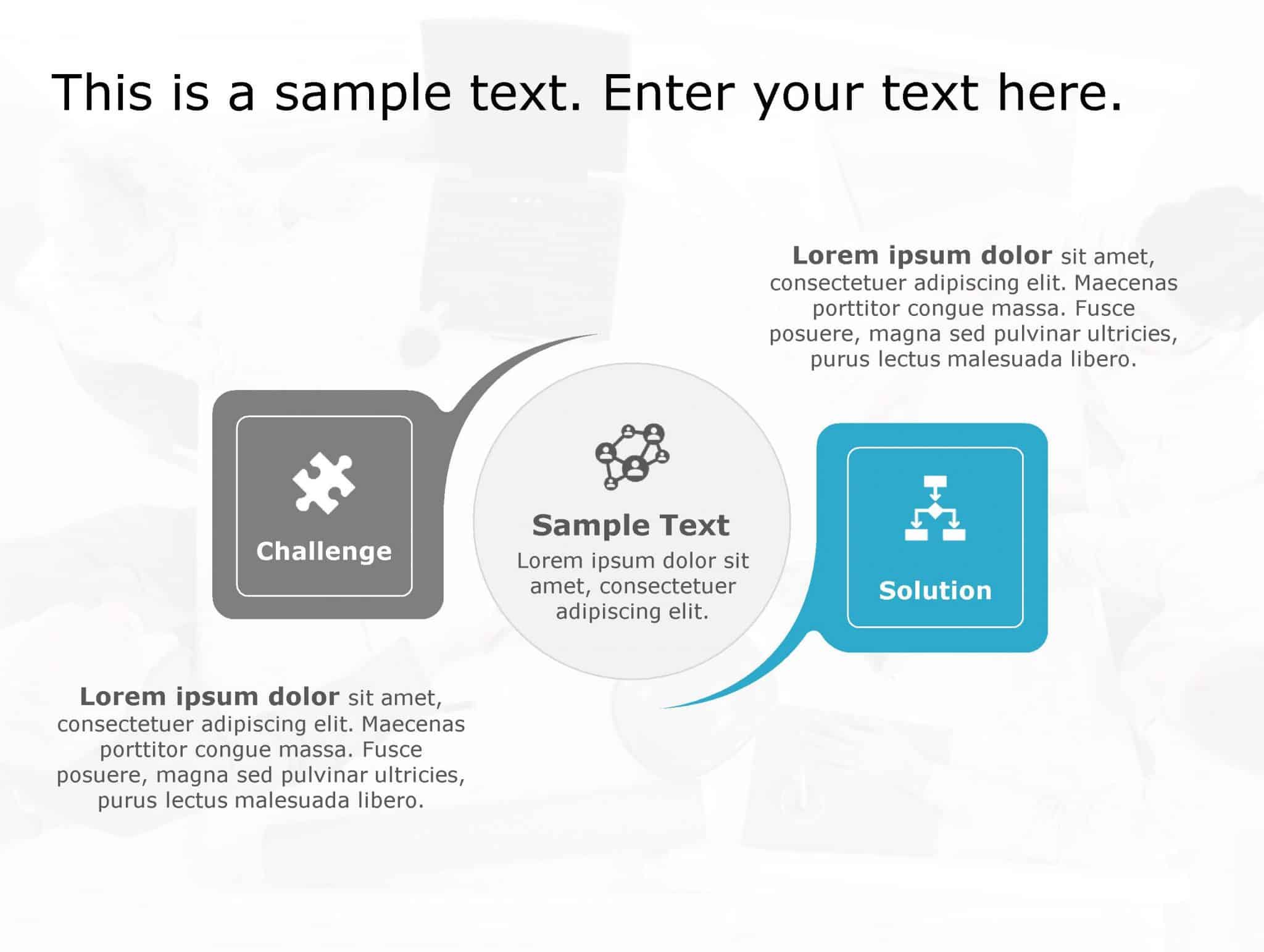 Challenges Solutions 153 PowerPoint Template | SlideUpLift