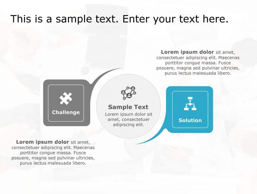 Challenges Solutions 153 PowerPoint Template | SlideUpLift Challenges Solutions 153 PowerPoint Template | SlideUpLift
