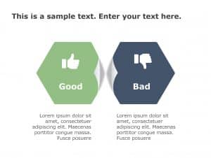 Good Bad PowerPoint Template 72 | Good Bad Templates | SlideUpLift
