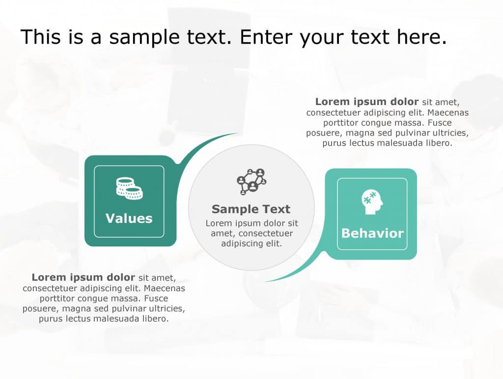 Values Behavior 172 PowerPoint Template