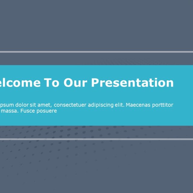 Welcome Intro PowerPoint Template | SlideUpLift