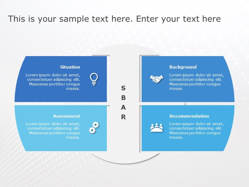 SBAR PowerPoint Template for business use ,12l | SBAR Templates ...