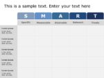 SMART Goals Worksheet PowerPoint Template | SlideUpLift