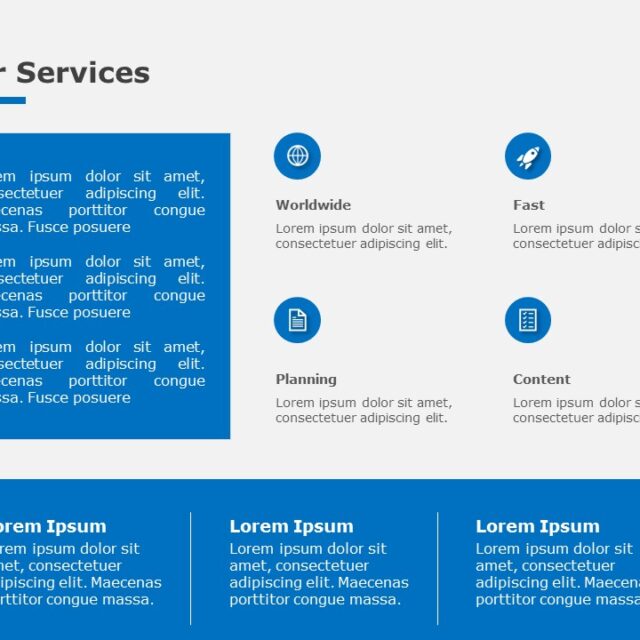 Our Services PowerPoint Template