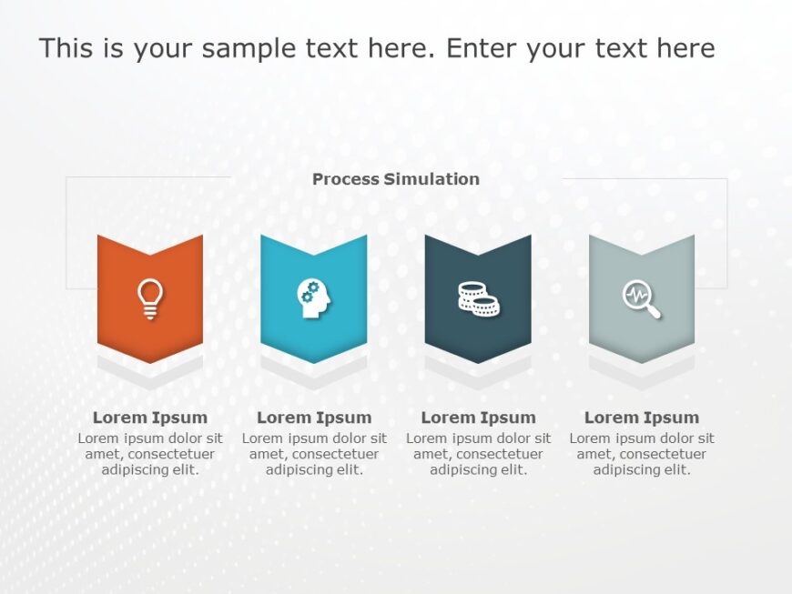 Process Simulation PowerPoint Template | SlideUpLift