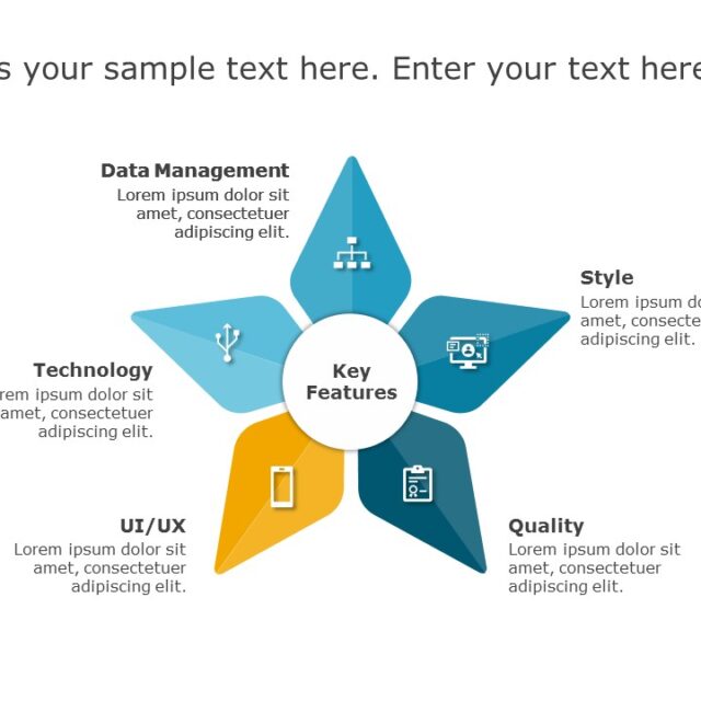 Star Shaped PowerPoint Template