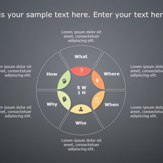 5W1H 01 PowerPoint Template