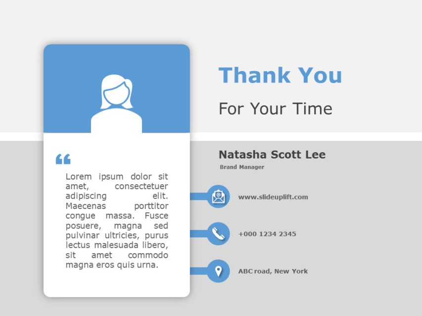 Thank You Presentation Slide | Thank You Templates | SlideUpLift